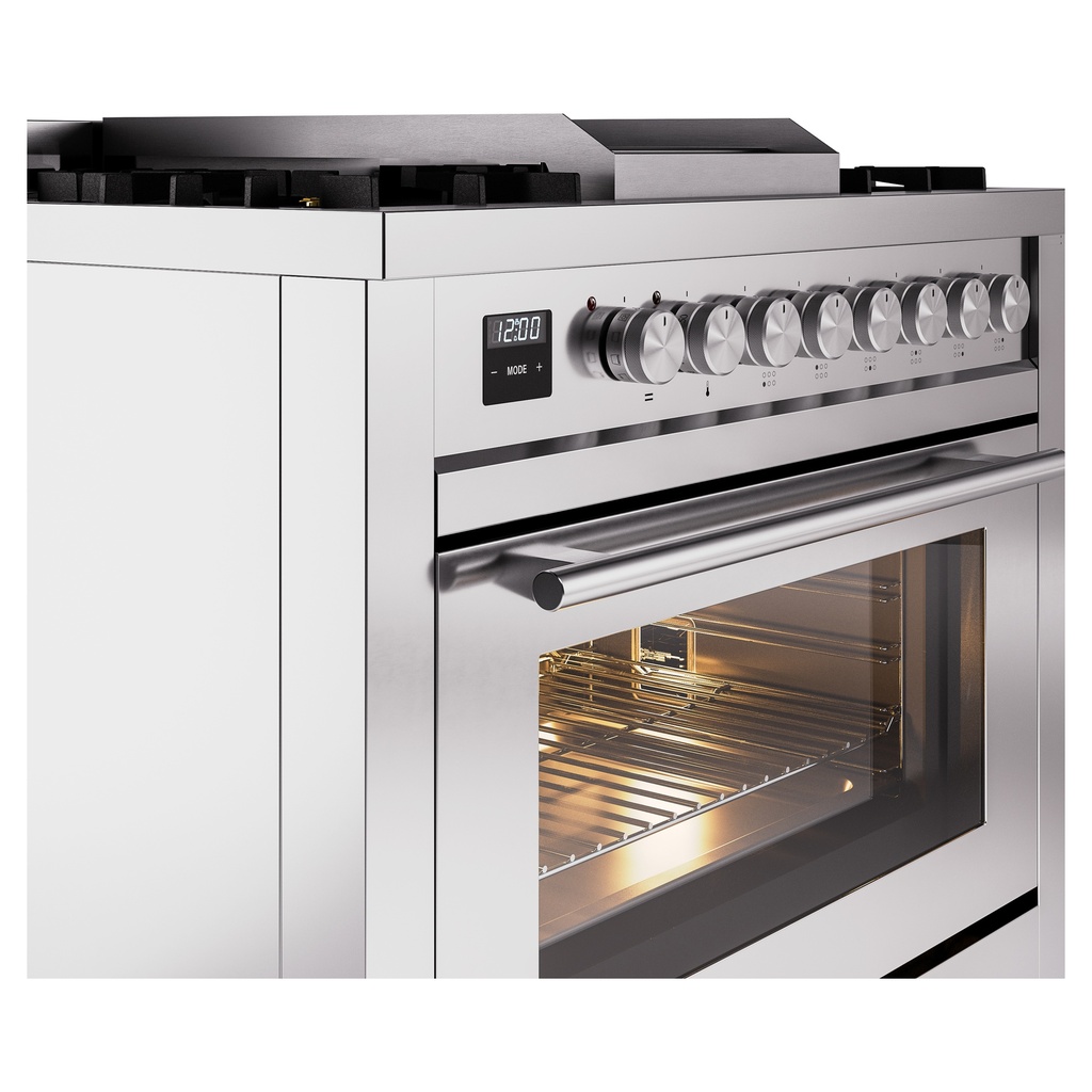 ILVE UP36FWMPSS Professional Plus II 36 inch Dual Fuel Range (Natural ...