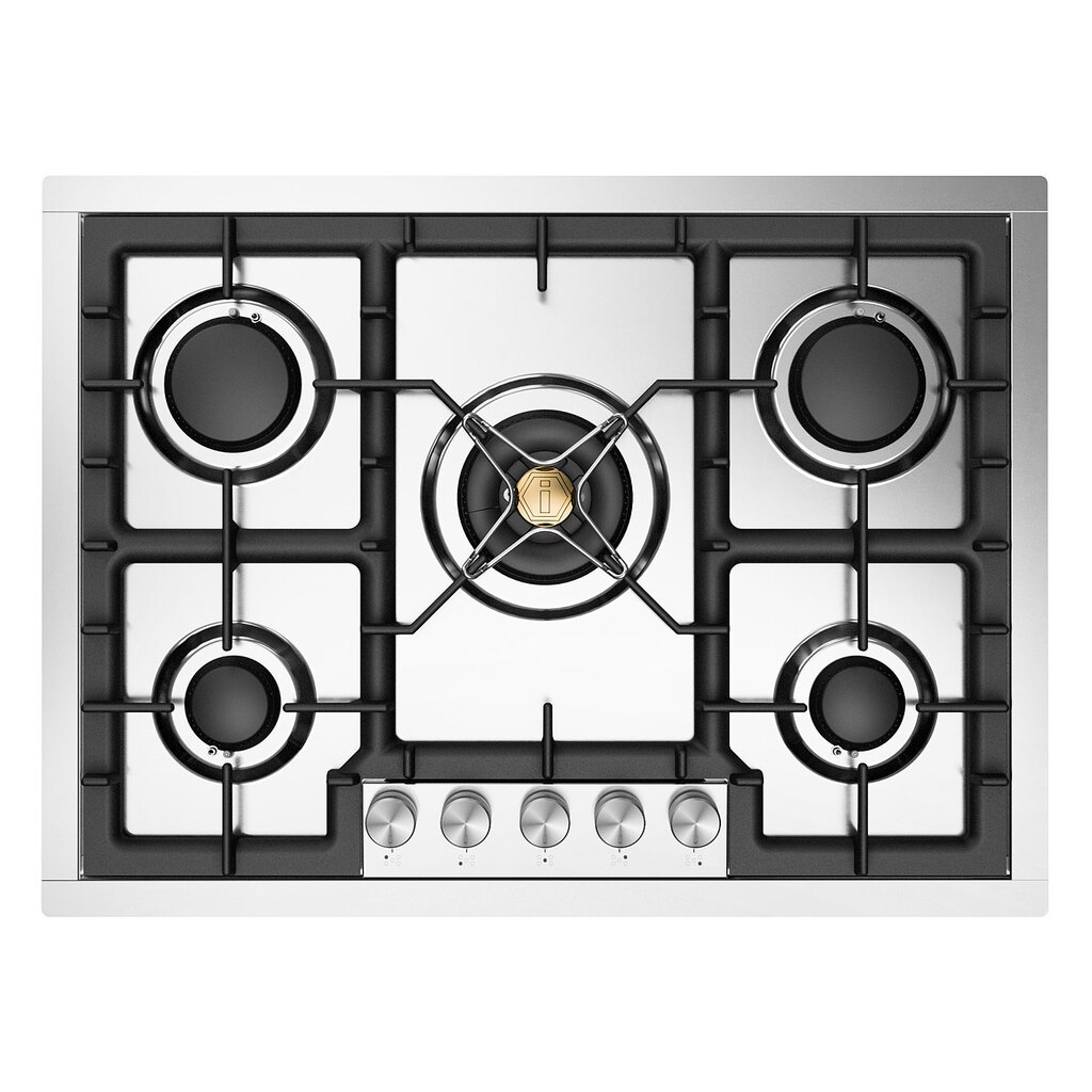 ILVE UHCPT75SS Professional Plus II 30 inch Built-In Gas Cooktop with 5 ...